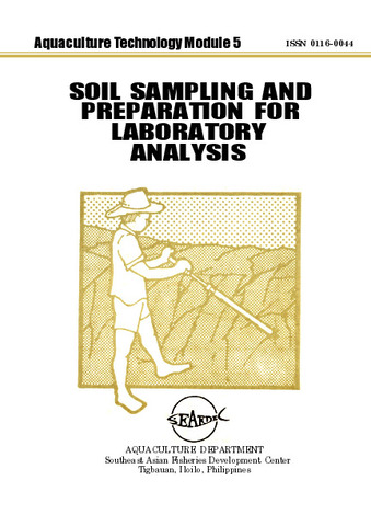 Soil sampling and preparation for laboratory analysis