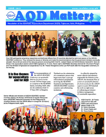 AQD Matters 2011 June