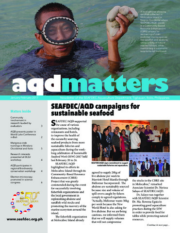 AQD Matters 2017 January - February