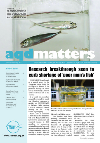 AQD Matters 2022 January - February