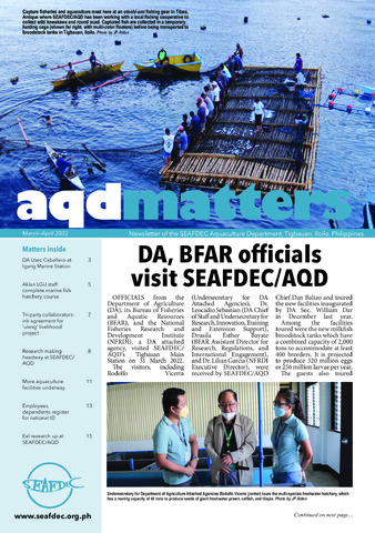 AQD Matters 2022 March - April