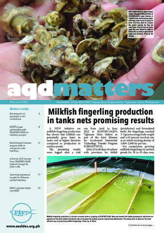 AQD Matters 2022 May - June