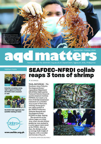 AQD Matters 2024 September - October